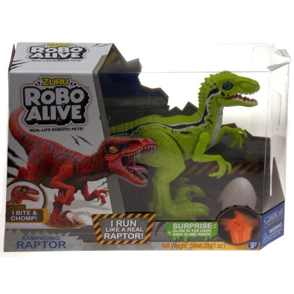 Zuru | Toys | Zuru Robo Alive Raptor Green Real Life Robotic Pets ...